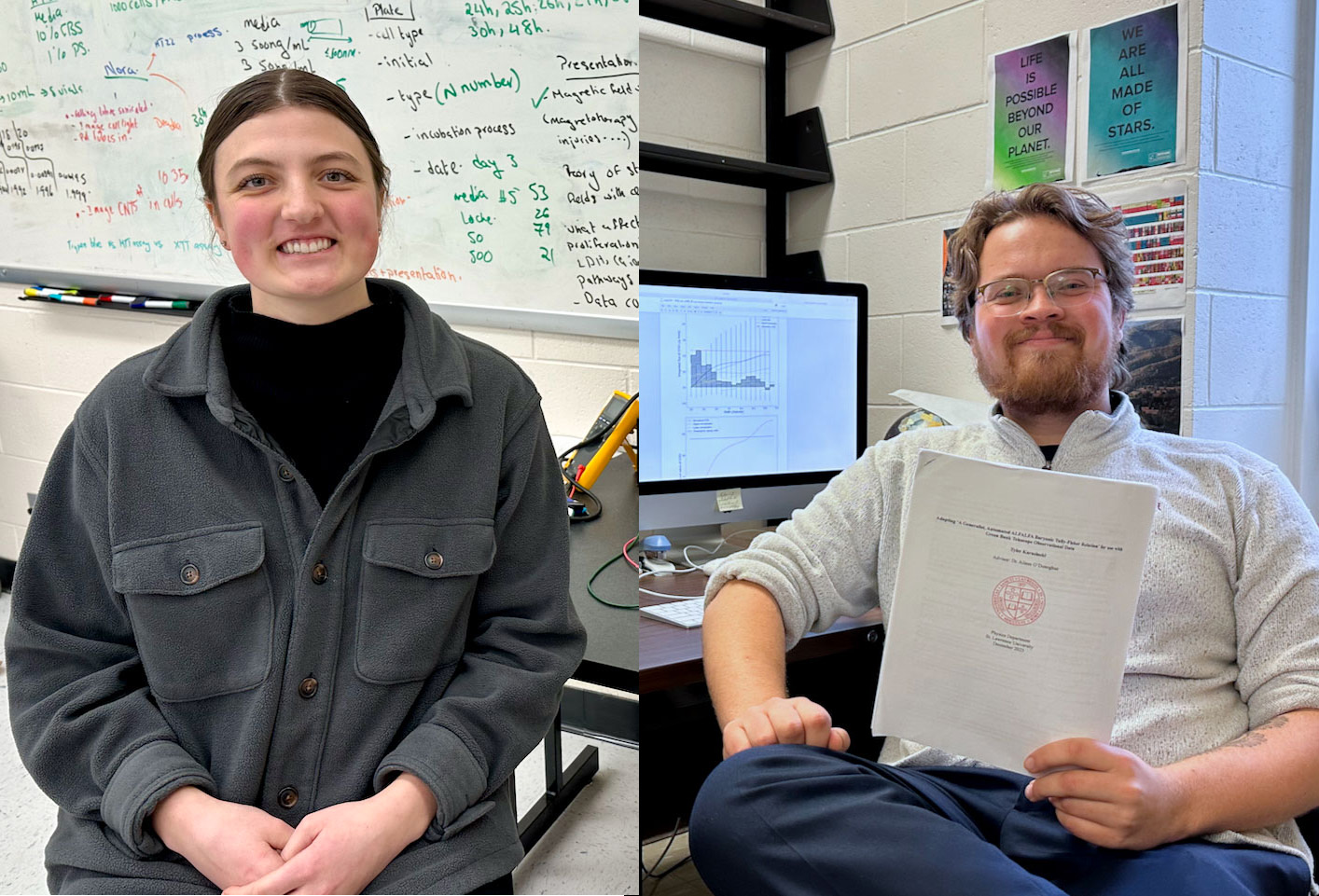 Physics Seniors Present Results of Fall Semester Research | St ...