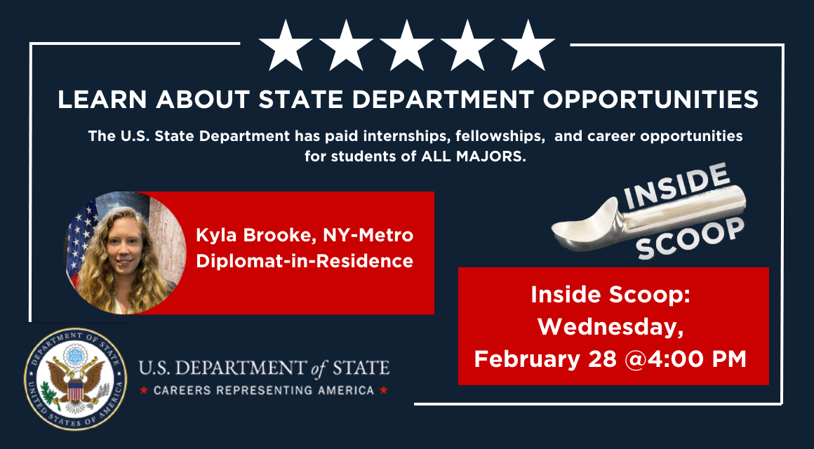 Inside Scoop: U.S. State Department Jobs and Paid Internships | St ...