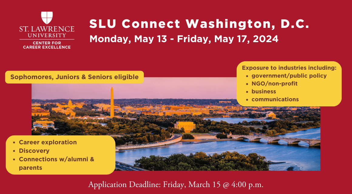 SLU Connect DC Information Session | St. Lawrence University