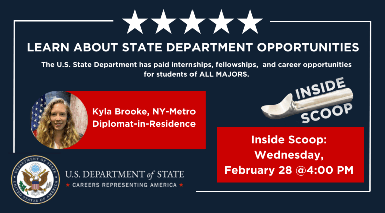 Inside Scoop: U.S. State Department Jobs and Paid Internships | St ...